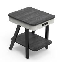 China Home Entertainment Smart Coffee Table Built In Stereo Speaker Charging Desk for sale
