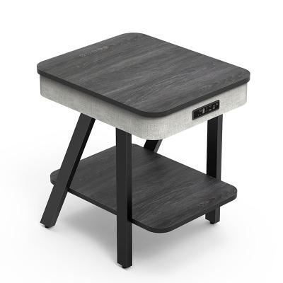 China Home Entertainment Smart Coffee Table Built In Stereo Speaker Charging Desk for sale