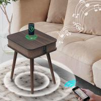 China Rectangle Bluetooth Speaker Table Furniture For Home Office for sale