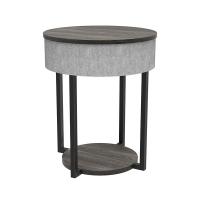 China Living Room Smart Home Furniture Wireless Wooden End Table With Bluetooth Speaker for sale