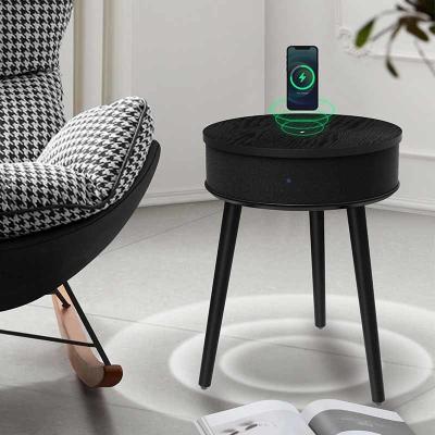 China 20W Commercial Smart Coffee Table Bluetooth 5.1 Speaker Charging Station for sale