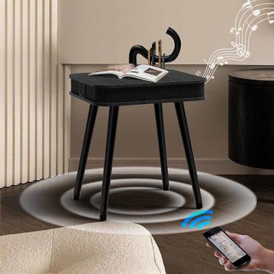 China Multifunctional Home Smart Table Built In Stereo Speaker Wireless Charging Coffee Table for sale