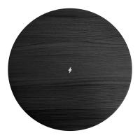 China Modern LED Bedside Table Smart Nightstand Bluetooth Speaker Built In Wireless Charging Pad for sale
