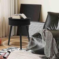 China Living Room Wireless Charging Smart Coffee Table With Bluetooth Speaker USB Ports LED Lighting for sale