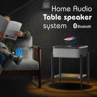 China Living Room Smart Coffee Table Bluetooth 5.1 Wireless Charging With HIFI Speakers for sale