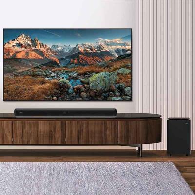 China Sound Speakers Smart Karaoke Soundbar Speaker With Wireless Microphone Subwoofer for sale