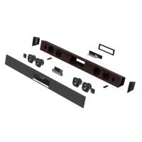 China 2.1 Channel Wireless Home Theater Soundbar System Soundbar With Subwoofer Karaoke Dual Microphones for sale