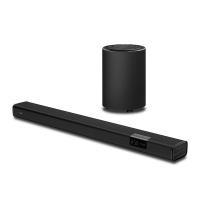 China Home Round Wireless Soundbar Speaker Bluetooth FM Radio Sound Bar With Subwoofer for sale