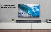 China OEM Hifi Audio TV Soundbar 2.1 channel 1000W supports USB AUX Optical bluetooth with spray painting for Home Theatre for sale