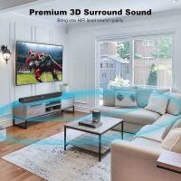China Home Theater All In One Bluetooth Speaker Soundbar 100W 2.1 Channel With Wooden Subwoofer for sale