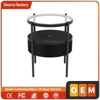 China Modern Smart Side Accent Table Nightstand with Integrated Bluetooth Speaker for sale
