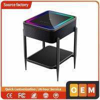 China Smart Audio Desk with Integrated Qi Wireless Charging for sale