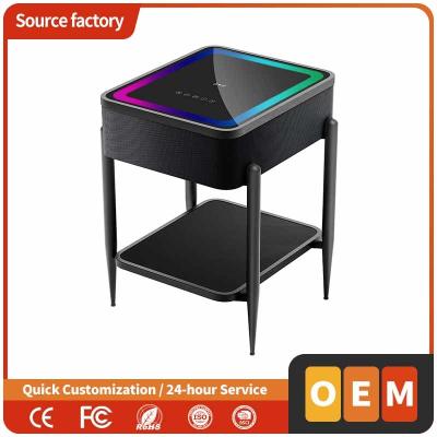 China Smart Audio Desk with Integrated Qi Wireless Charging for sale