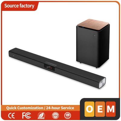 China Wireless Smart Soundbar for Clutter-Free Living Rooms - eARC, Voice Control & Room Calibration. Sleek Home Cinema System with Professional Karaoke Support for sale