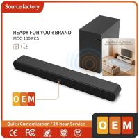 China Wireless Soundbar Speaker 100W 2.1CH Bluetooth 5.1 Soundbar Speaker System 6.5