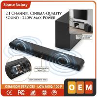 China Soundbar Speaker System 100W 2.1CH Bluetooth 5.1 Wireless Soundbar Speaker with 6.5