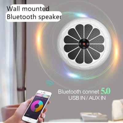China Wall‑Mounted & Desktop Bluetooth Speaker, RGB Home Atmosphere Light, TWS Stereo, USB Playback, Multi‑Color Options, Small Computer Speaker for Home Office Bedroom for sale