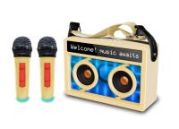 China Bluetooth Speaker with Lyric Display & Wireless Karaoke Microphone, Home KTV Portable Bluetooth Audio Player, Ideal Gift for Family Party Entertainment for sale