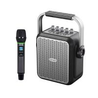 China Portable Outdoor Karaoke Bluetooth Speaker, Compact Handheld Speaker with Ambient RGB Light for Camping Travel Party for sale