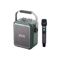 China Portable Outdoor Karaoke Bluetooth Speaker, Compact Handheld Speaker with Ambient RGB Light for Camping Travel Party for sale