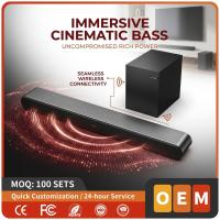China TV Soundbar Speaker ASW120-2.1U 100v-240v 2.1CH 60W Music Home Theater Deep Bass for sale