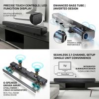 China Home Theater Bluetooth Soundbar system ASW250-5.1 Dolby 180W 3D Heavy Bass Immersive Audio manufacturer for sale