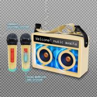 China Wireless Portable Bluetooth Speaker ZYK6607 20W Karaoke RGB Hand‑carry Outdoor Party for sale