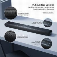 China PC Soundbar speaker manufacturer AS-P3 40CM Compact Desktop Desktop Audio Monitor Speaker Video Calls for sale