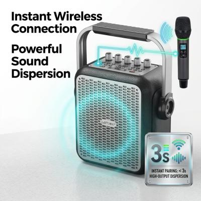 China Wireless Portable Bluetooth Speaker AS300 25W DSP HiFi Outdoor Party Long Battery for sale