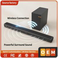 China Wireless Soundbar Speaker ASW100-2.1U 100W DSP Subwoofer Surround Sound ARC HDMI for sale