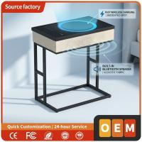 China Wireless Charging Side Table C2 30W Multi & Bedside Table Modern Bedroom Built-in Speaker for sale