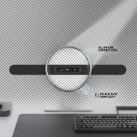 China PC Soundbar speaker manufacturer AS-P3 40CM Compact Desktop Desktop Audio Monitor Speaker Video Calls for sale