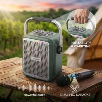 China Wireless Portable Bluetooth Speaker ZYK6607 20W Karaoke RGB Hand‑carry Outdoor Party for sale