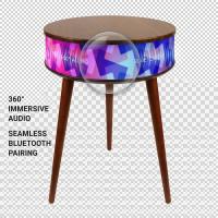 China Smart Table With Speaker ATC639 65W 42cm RGB Charging Wireless Charging Modern Bedroom for sale