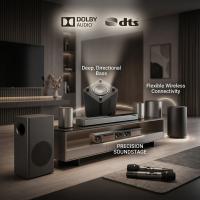 China Bluetooth Soundbar With Subwoofer ASW260-2.1U 100W 40Hz 20kHz Wireless Subwoofer for sale