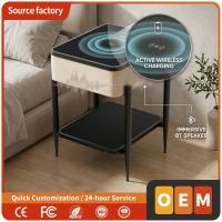 China Wireless Charging Side Table C2 30W Rechargeable Stereo TWS Bedside Table Modern Bedroom for sale