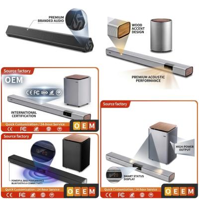 China Bluetooth Soundbar Speaker AS120-2.0 ARC Big Power Super Bass TV Audio Wireless Streaming for sale