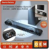 China TV Soundbar Speaker ASW590-2.1 100W Subwoofer Karaoke Theater Bluetooth 5.0 for sale