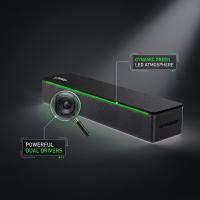China PC Soundbar gaming Speaker AS-P1 Colorful LED Light Desktop Audio Monitor Speaker Video Calls for sale