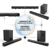 China Factory Wireless Soundbar Speaker AS540-2.1 2.1CH ARC Surround Sound ARC HDMI Deep Bass Wireless Streaming for sale