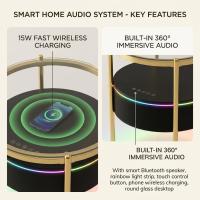 China Smart home audio manufacturer C9 30W Modern Side Accent Modern Living Room Wireless Streaming for sale