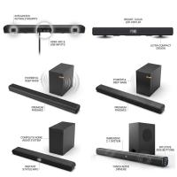 China Wireless Soundbar Speaker ASW150-2.1U 100W 3D Subwoofers Surround Sound ARC HDMI for sale