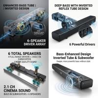 China Home Theater Soundbar system AS510-2.1 Subwoofer 100W 2.1CH Heavy Bass Immersive Audio for sale
