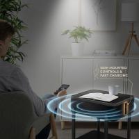 China Bluetooth Speaker Table ATC639 65W RMS Charging Modern Coffee Wireless Charging Nightstand for sale