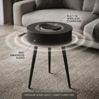 China Smart Coffee Table AT105 5W Audio End Nightstand Wireless Charging Modern Living Room furniture for sale