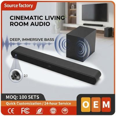 China TV Soundbar Speaker AS150-2.0 40W 2.1ch 60W ARC Home Theater Deep Bass Wireless Subwoofer for sale