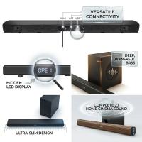 China Wireless Soundbar Speaker ASW150-2.1U 100W 3D Subwoofers Surround Sound ARC HDMI for sale