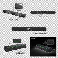China Mini PC Soundbar Speaker AS1821 RGB 5.0 Gaming Desktop Audio Monitor Speaker Video Calls for sale