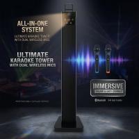 China Home Karaoke Speaker AT620 80W RMS Tower DSP Karaoke Party Tower Design Powerful Bass for sale