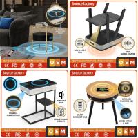 China Smart Home Furniture C9 30W RMS Tempered Glass Wireless Charging Modern Living Room for sale